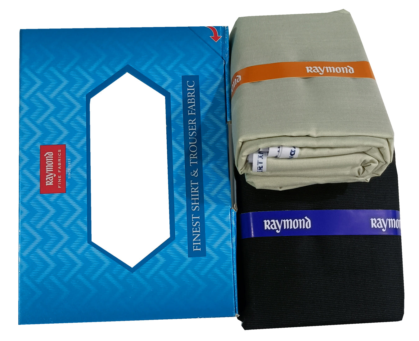 Raymond Cotton Blend Self Design Shirt & Trouser Fabric – Mansfab