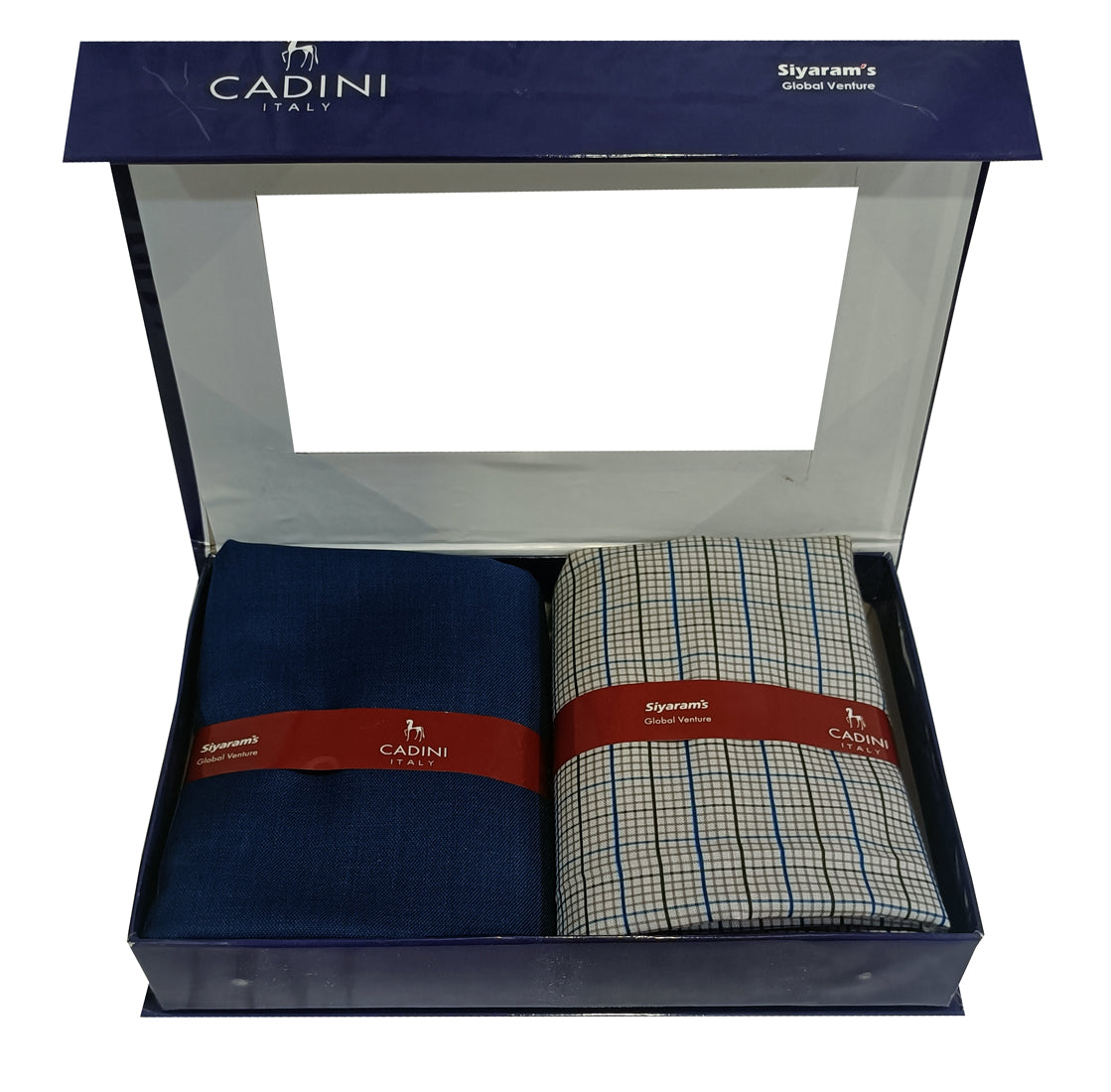 Siyaram Cadini Cotton Checks Shirt & Trouser Fabric (Unstitched) – Mansfab