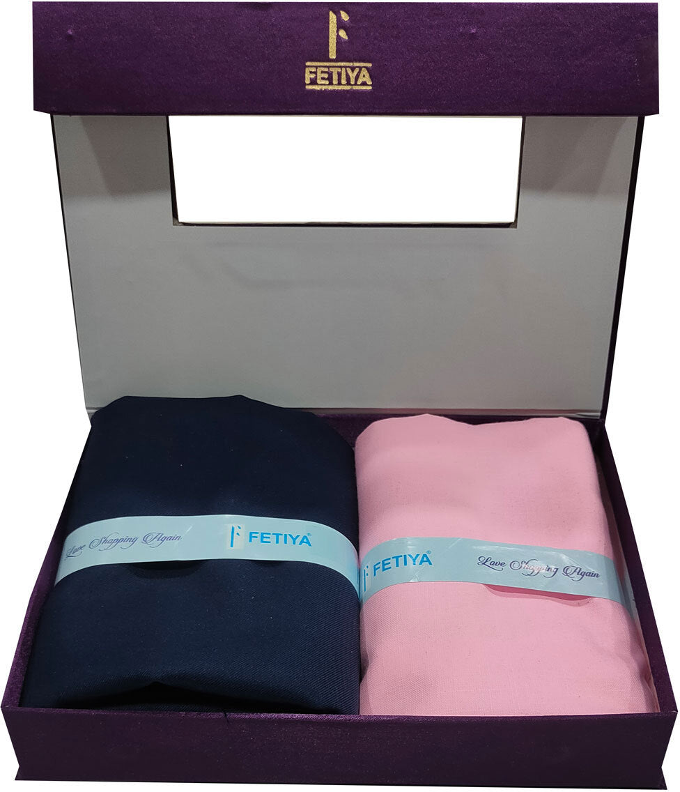 Fetiya Trendz Cotton Blend Solid Shirt & Trouser Fabric – Mansfab