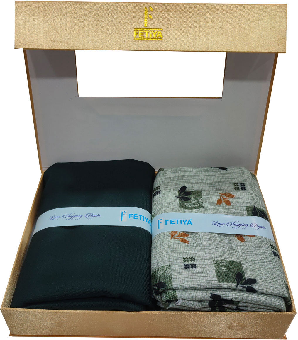 Fetiya Trendz Cotton Blend Printed Shirt & Trouser Fabric – Mans fab Retail