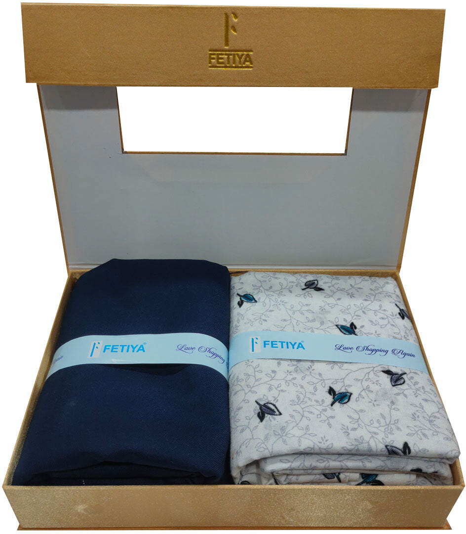 Fetiya Trendz Cotton Blend Printed Shirt & Trouser Fabric – Mansfab