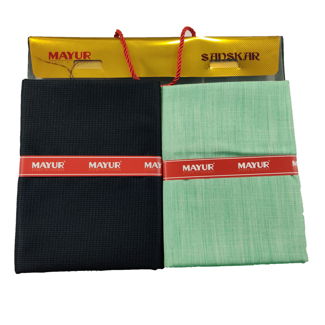MAYUR Unstitched Pure Cotton Shirt & Trouser Fabric. – Mansfab
