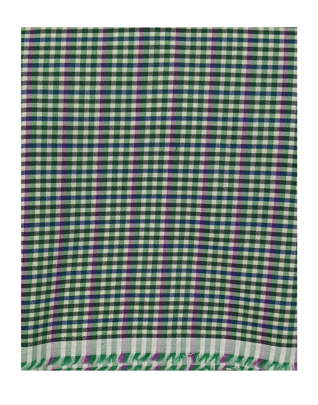 VIMAL Unstitched Checkered Cotton Shirt Fabric – Mansfab