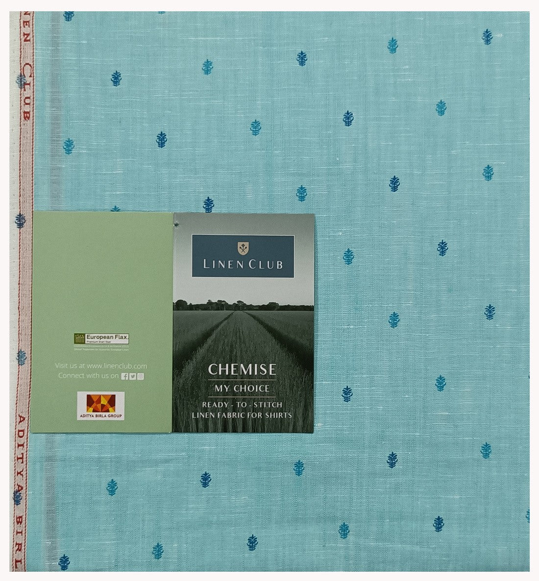 Linen Club Linen Printed Shirt Fabric – Mansfab