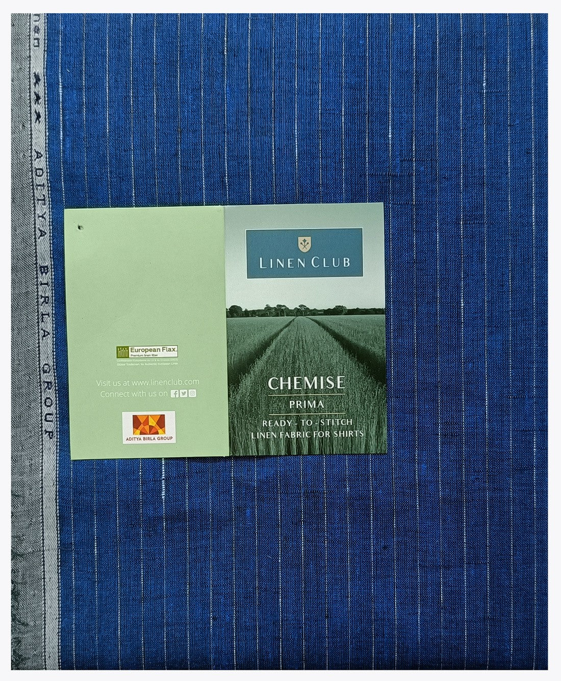 Linen Club Linen Striped Shirt Fabric – Mansfab