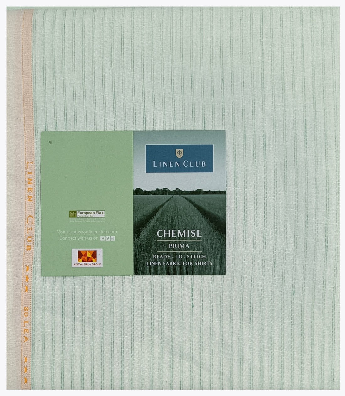 Linen Club Linen Striped Shirt Fabric – Mansfab