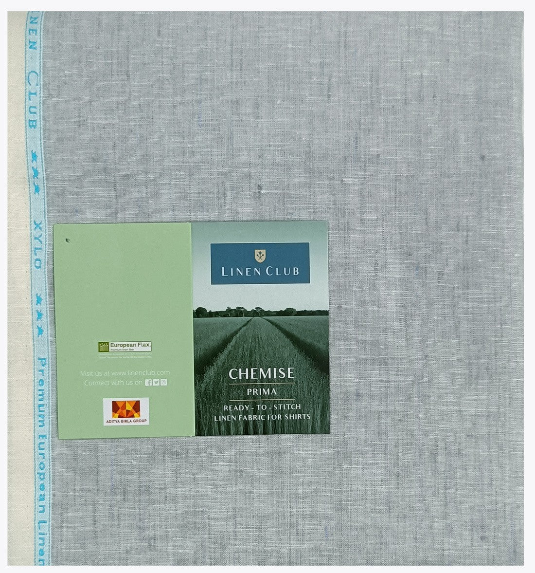 Linen Club Linen Self Design Shirt Fabric – Mansfab