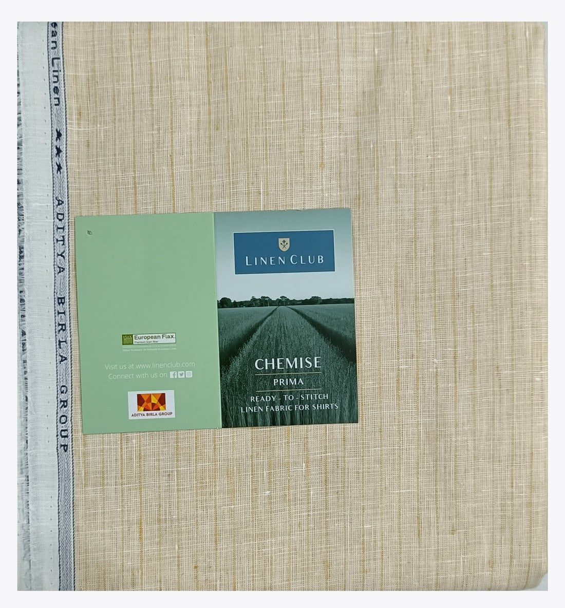 Linen Club Linen Striped Shirt Fabric – Mansfab
