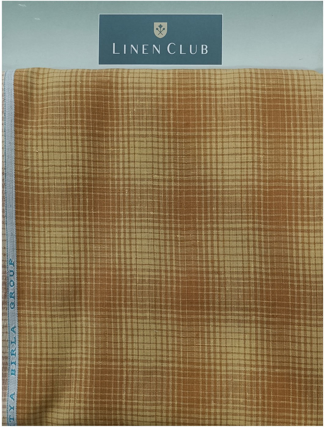 Linen Club Linen Checkered Shirt Fabric – Mansfab