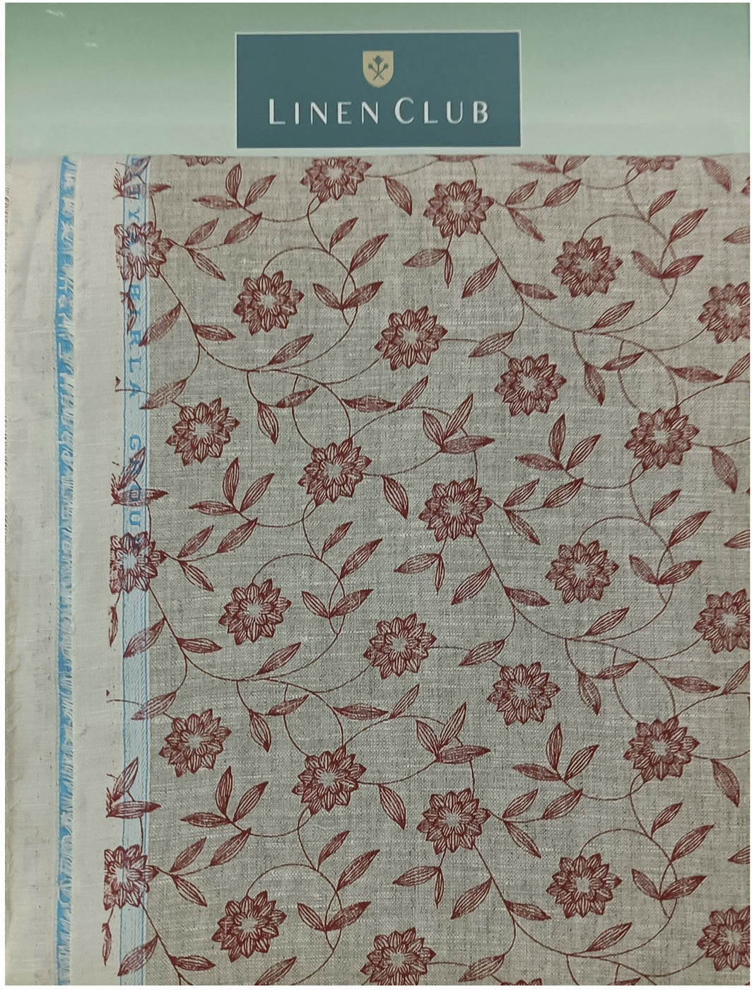 Linen Club Linen Printed Shirt Fabric – Mansfab