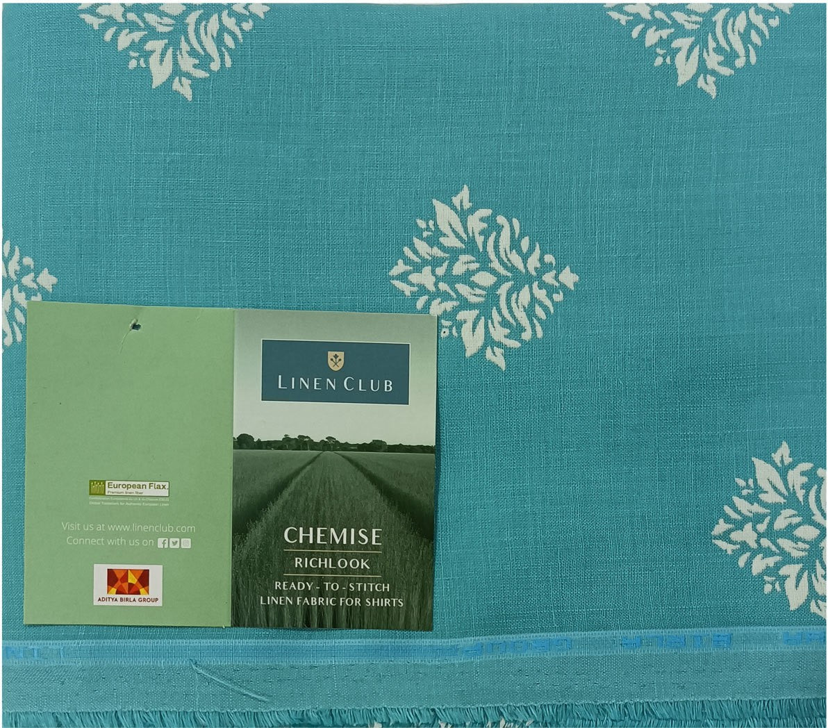 Linen Club Linen Printed Shirt Fabric – Mansfab