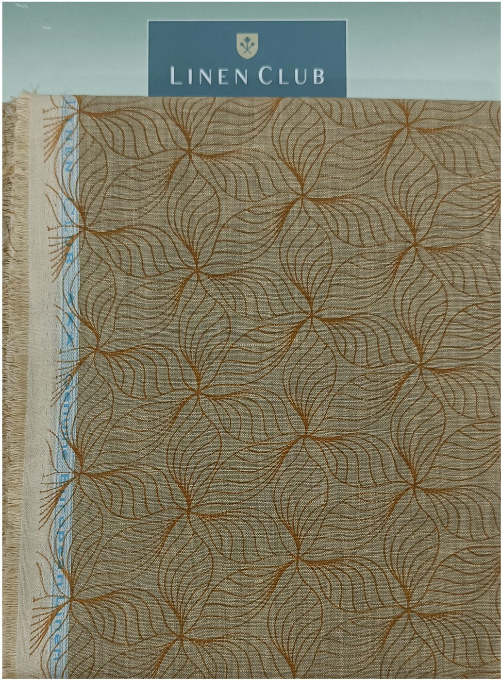 Linen Club Linen Printed Shirt Fabric – Mansfab