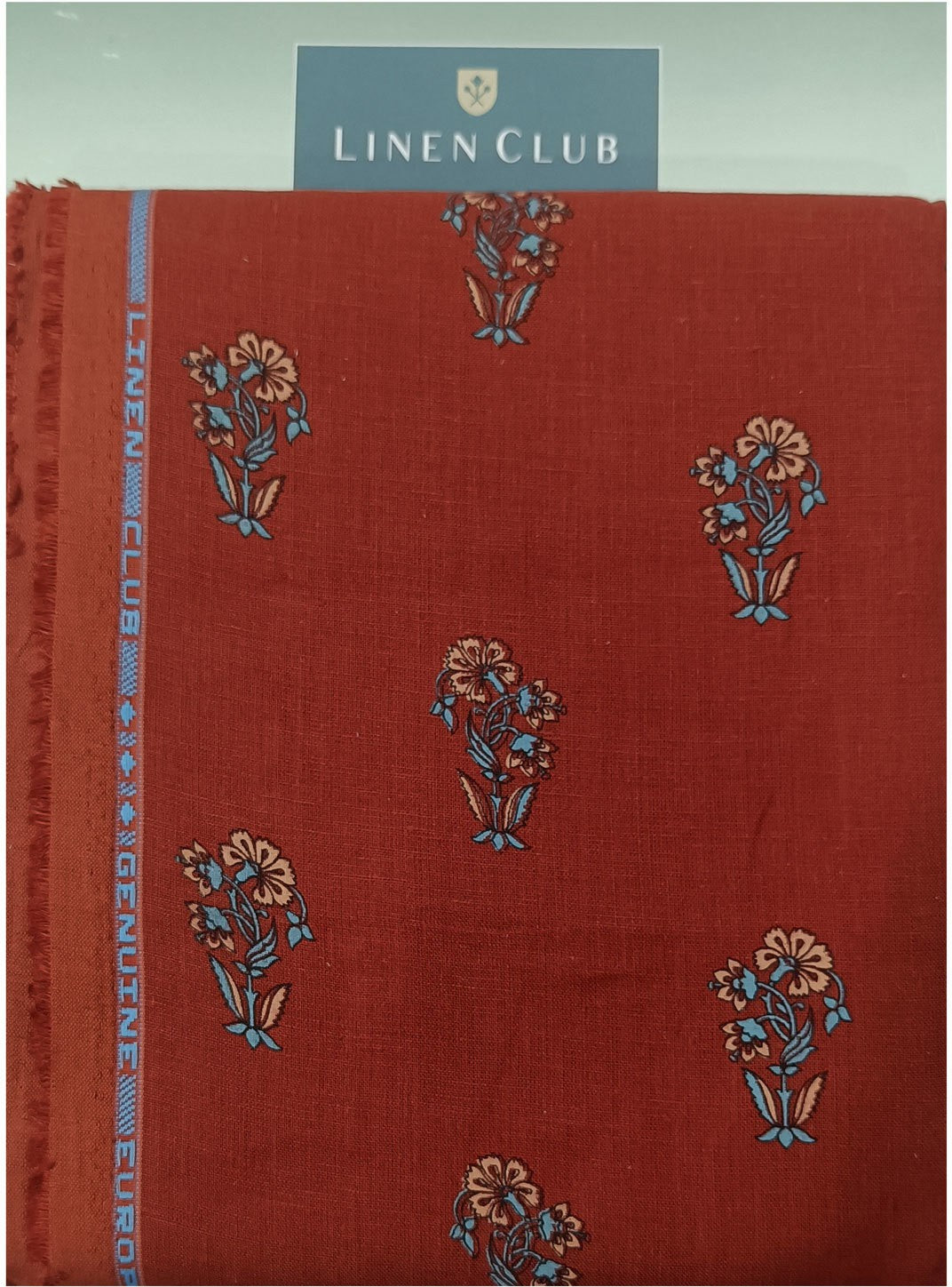 Linen Club Linen Printed Shirt Fabric – Mansfab