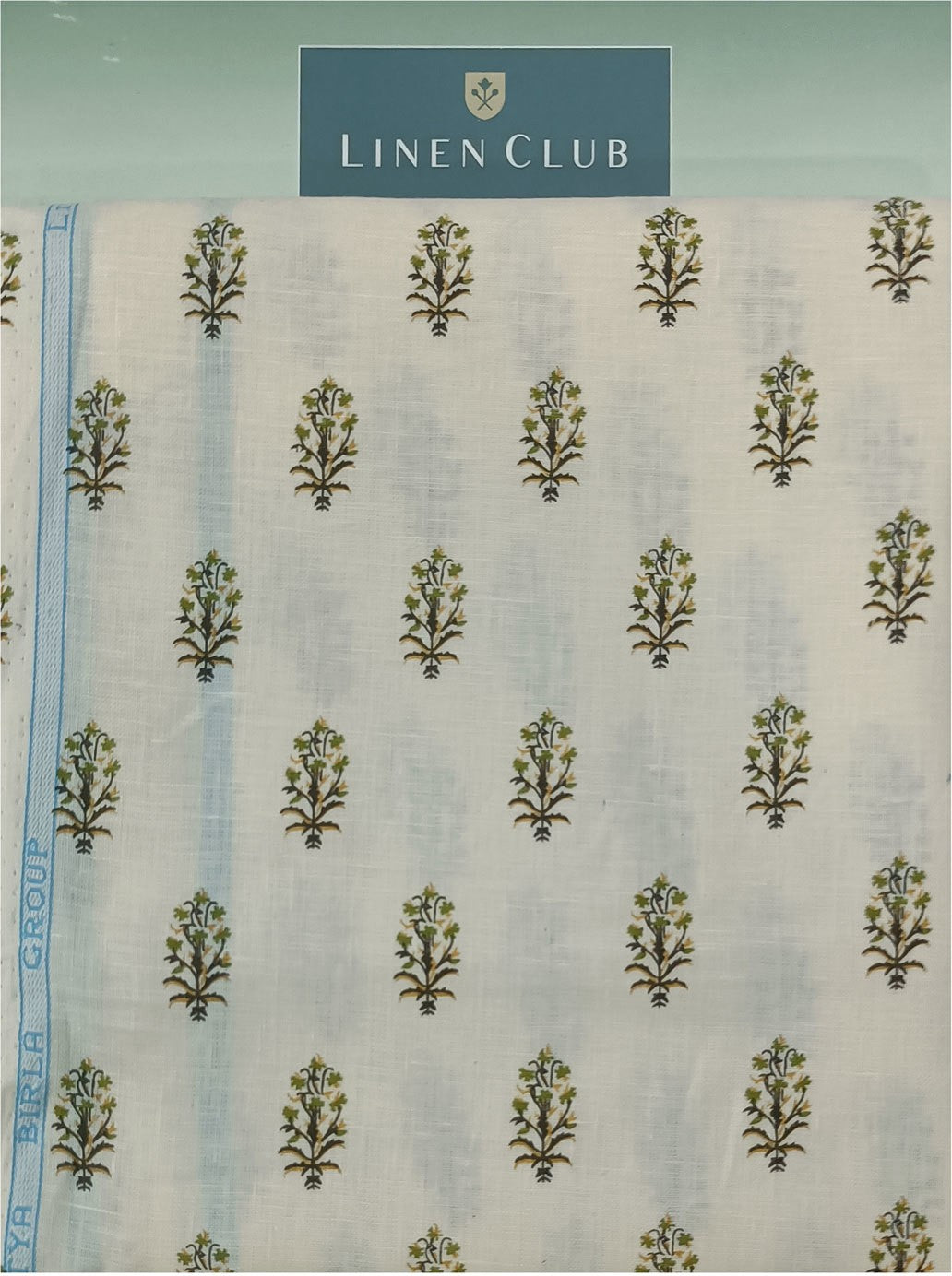 Linen Club Linen Printed Shirt Fabric – Mansfab