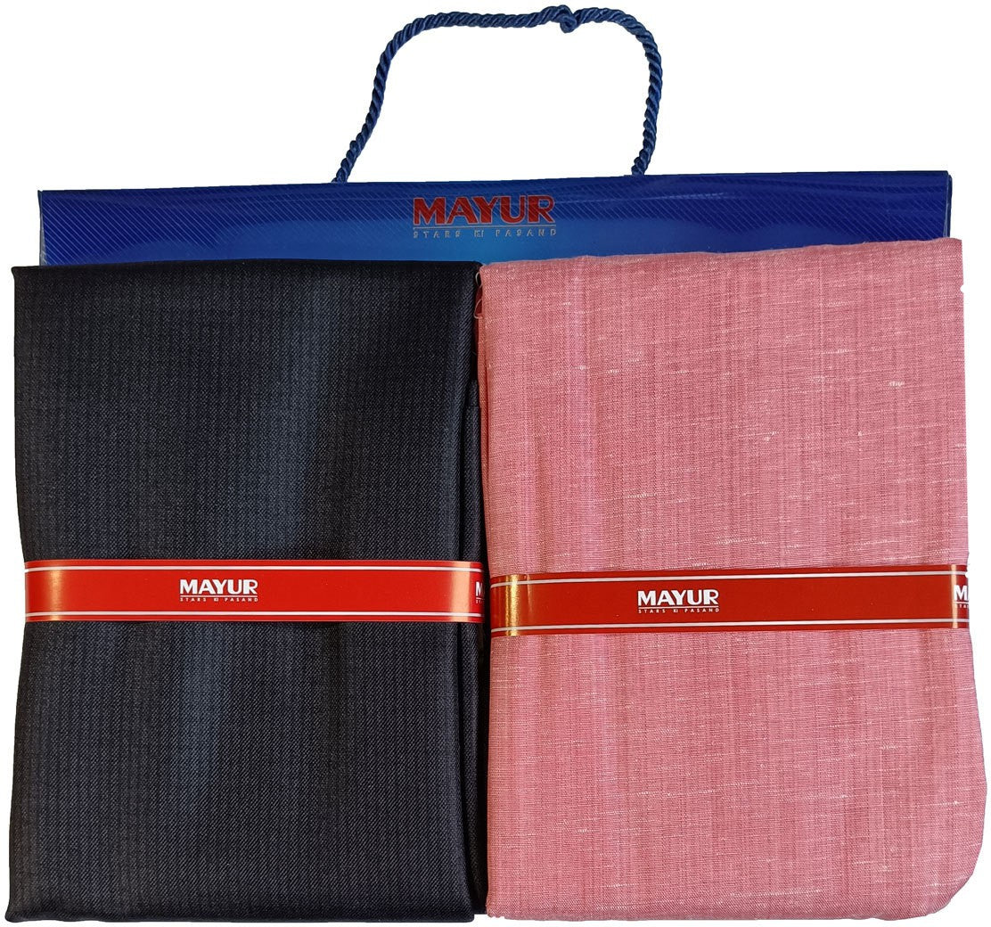 MAYUR Cotton Striped, Solid Shirt & Trouser Fabric – Mansfab