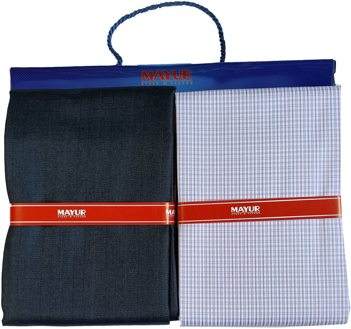 MAYUR Cotton Blend Striped Shirt & Trouser Fabric – Mansfab