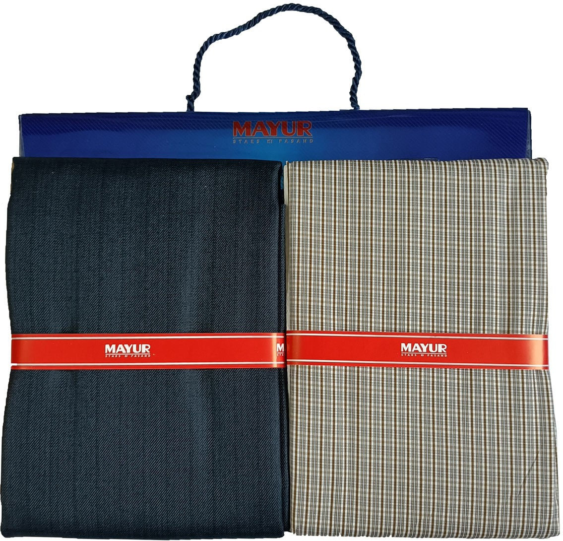 MAYUR Cotton Self Design Shirt & Trouser Fabric – Mansfab