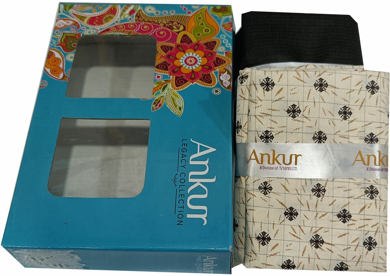 Arvind Cotton Blend Printed Shirt & Trouser Fabric – Mansfab