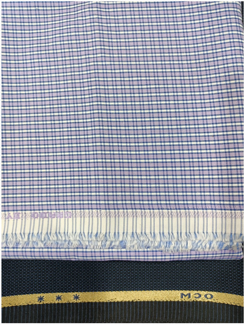 OCM Pure Cotton Checkered Shirt & Trouser Fabric – Mansfab