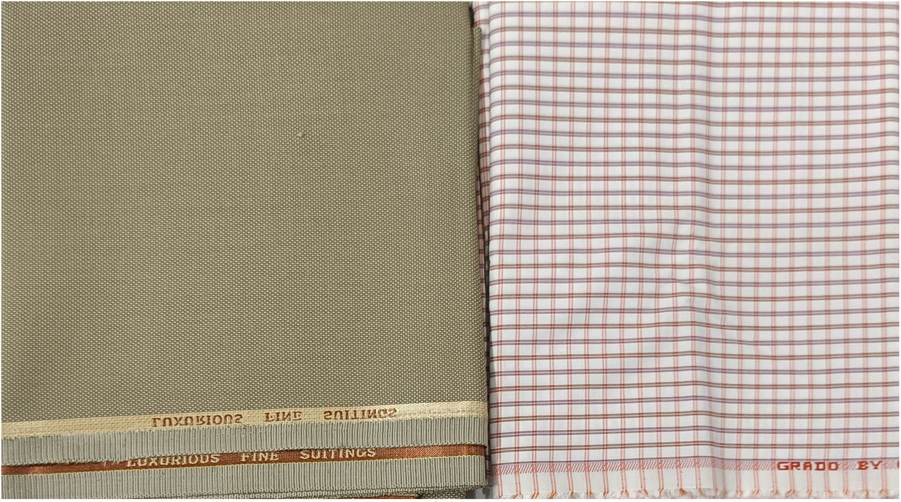 OCM Pure Cotton Checkered Shirt & Trouser Fabric – Mansfab
