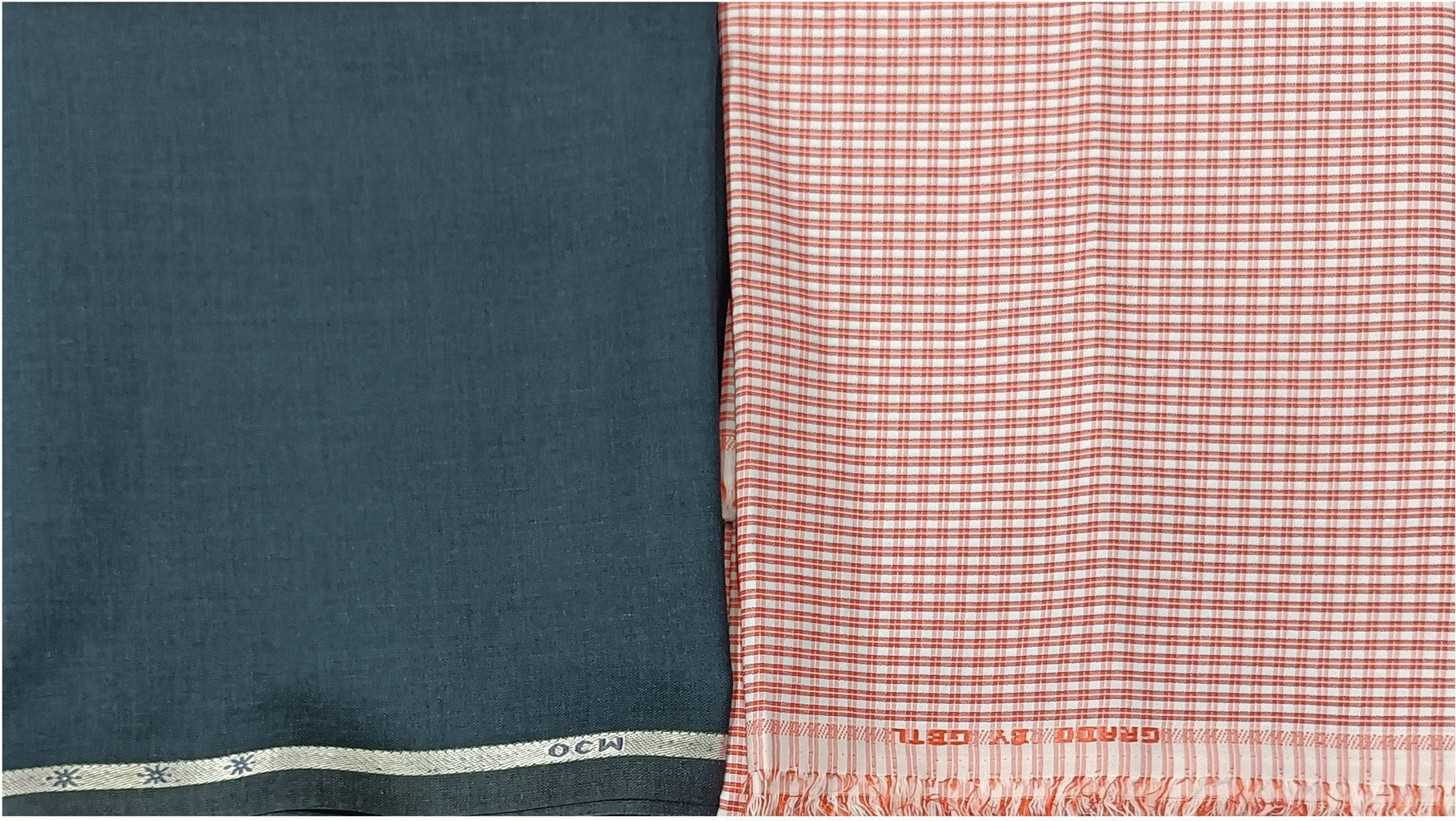 OCM Pure Cotton Checkered Shirt & Trouser Fabric – Mansfab