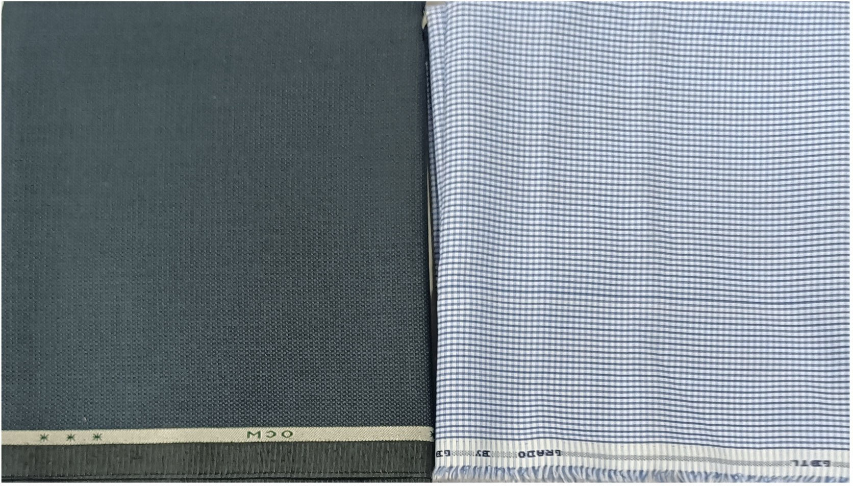 OCM Pure Cotton Checkered Shirt & Trouser Fabric – Mansfab