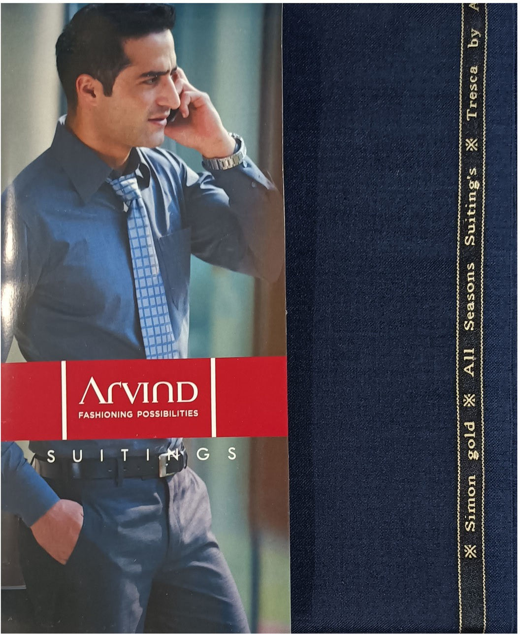 Arvind Polycotton Solid Trouser Fabric – Mans fab Retail