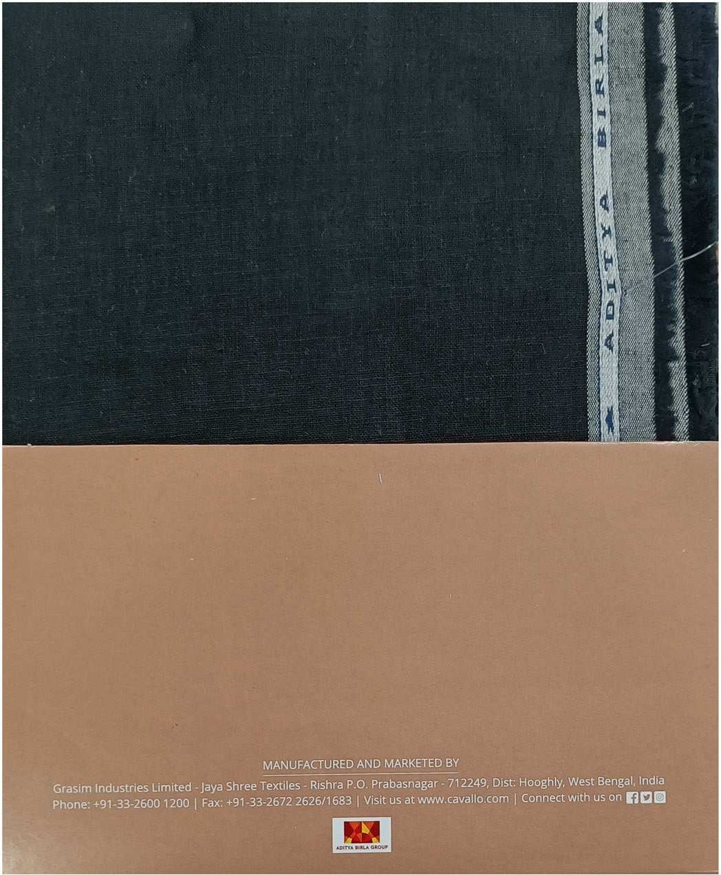 Linen Club Linen Self Design Trouser Fabric – Mansfab