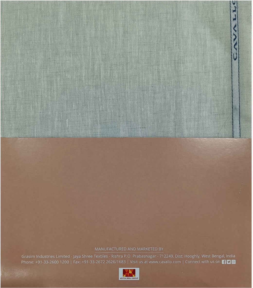 Linen Club Linen Self Design Trouser Fabric – Mansfab