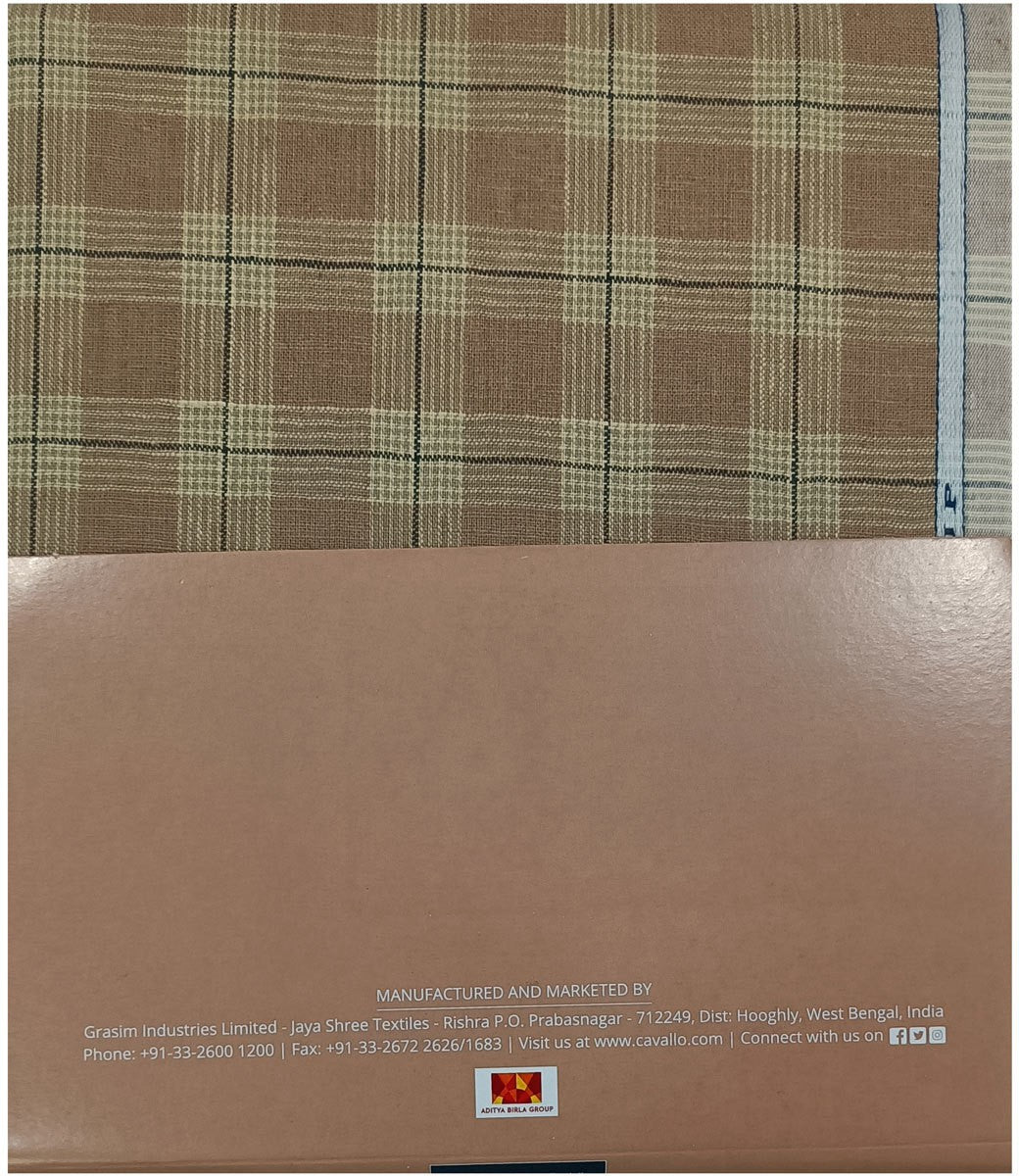 Linen Club Linen Self Design Trouser Fabric – Mans fab Retail