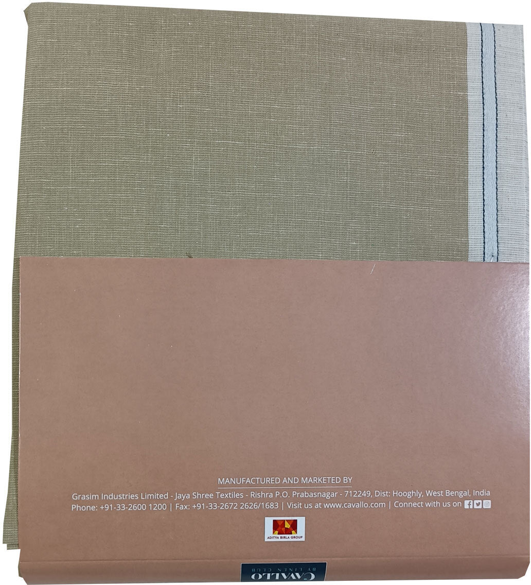 Linen Club Linen Self Design Trouser Fabric – Mans fab Retail