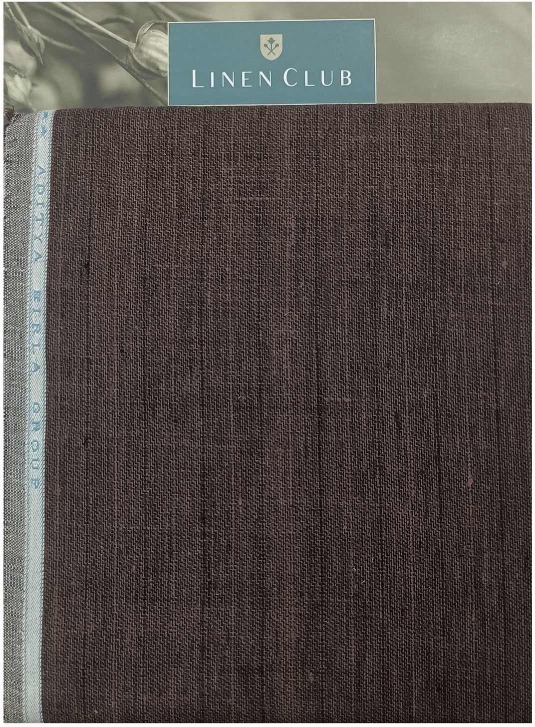 Linen Club Linen Self Design Trouser Fabric – Mansfab