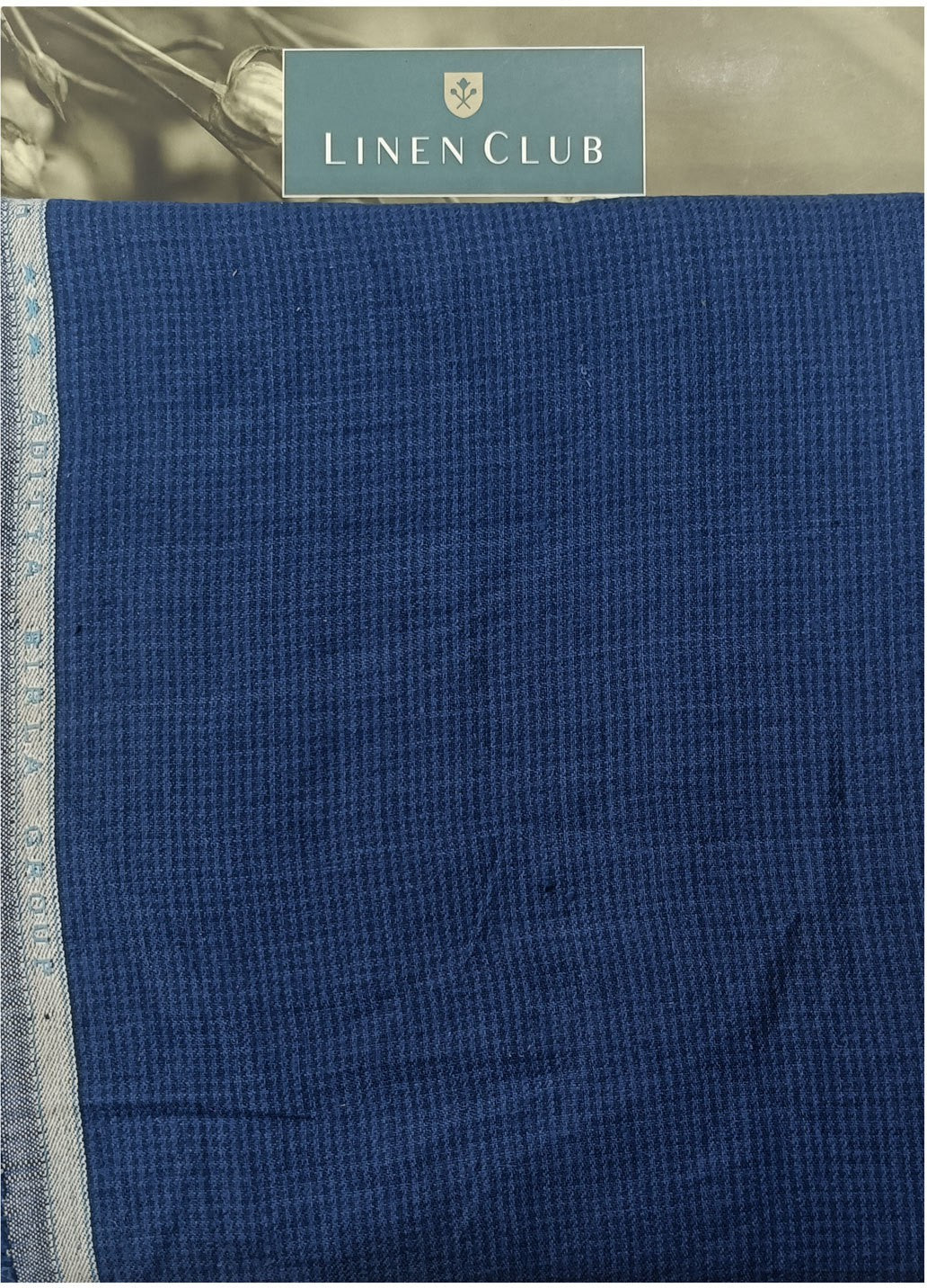 Linen Club Linen Self Design Trouser Fabric – Mansfab